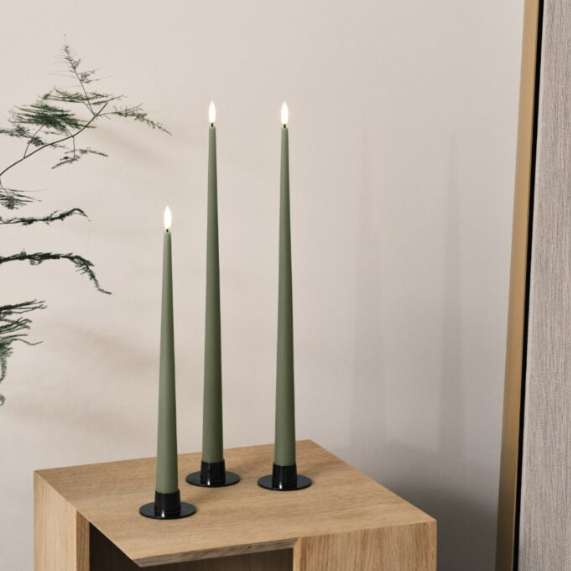 Led-ljus 2-pack 40 cm grön